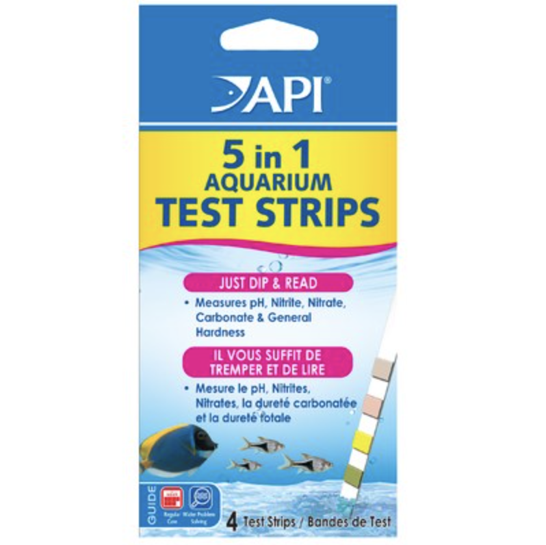 API Quick Testing Strips 5 in 1 (4 Pack) – South Melbourne Market Pet Shop
